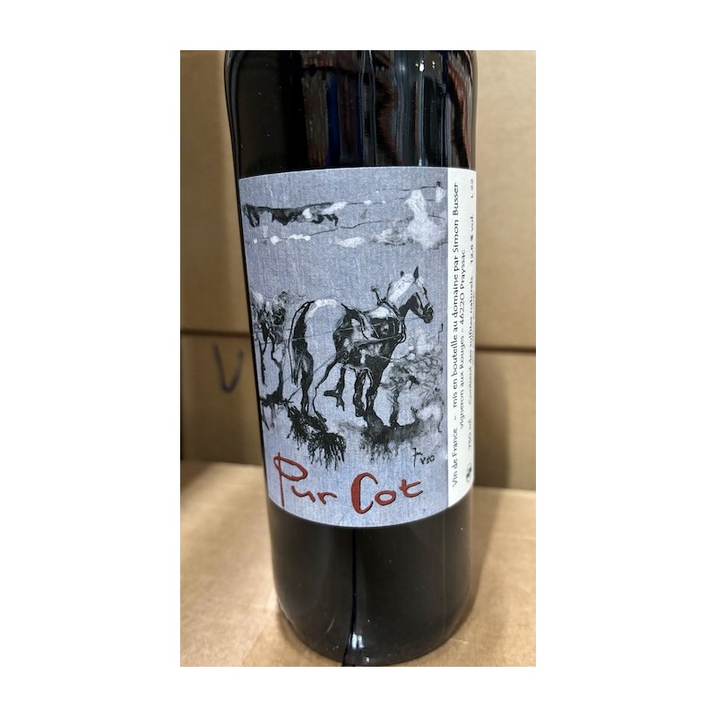 Simon Busser Vin de France rouge Pur Côt 2022
