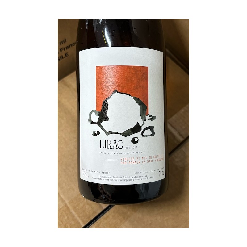 Romain Le Bars Lirac rosé 2023