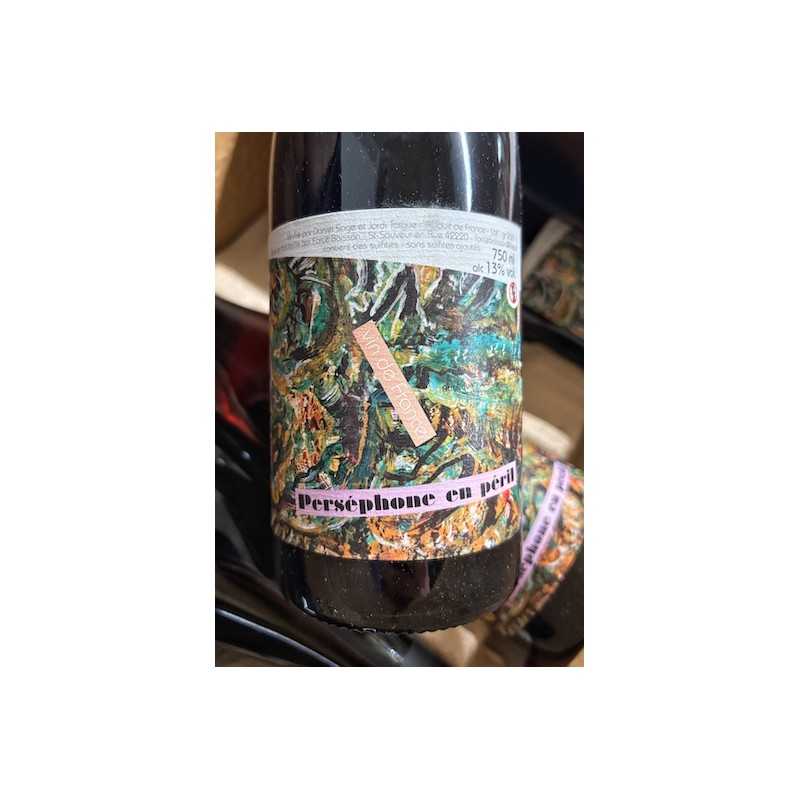 Daniel Sage Vin de France Perséphone en Péril 2020