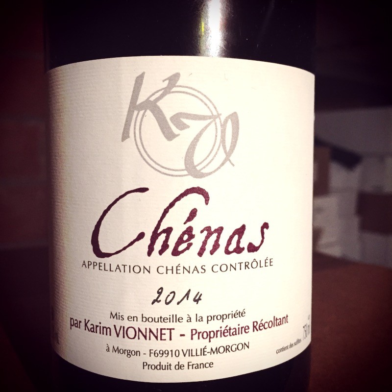 Karim Vionnet Chenas 2017