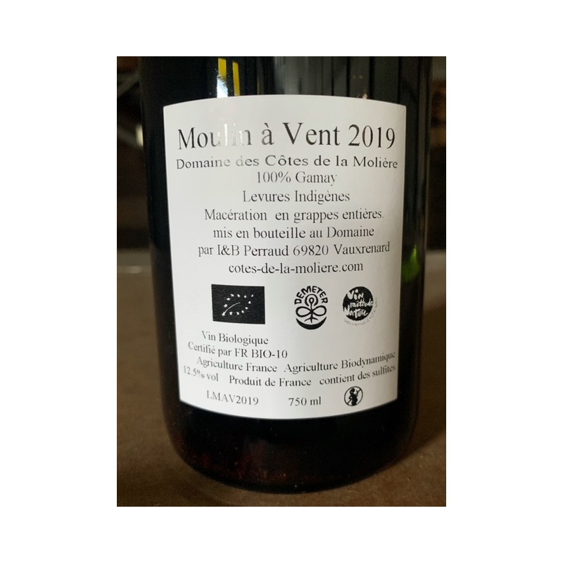 Isabelle & Bruno Perraud Moulin à Vent 2019