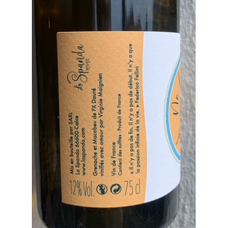 La Spanda Vin de France blanc No Beginning No End 2020