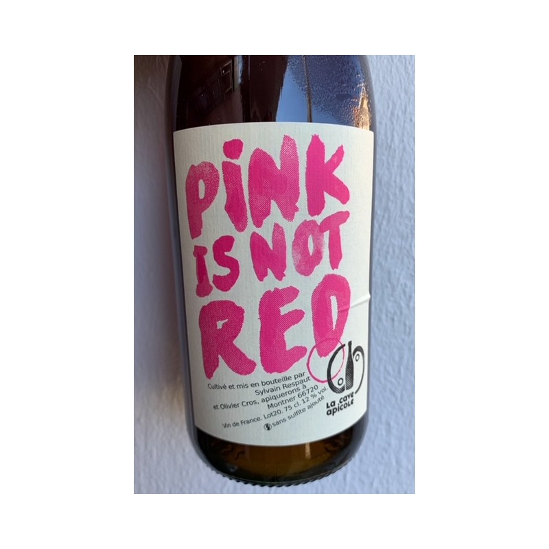 La Cave Apicole Vin de France rosé Pink is not Red 2021