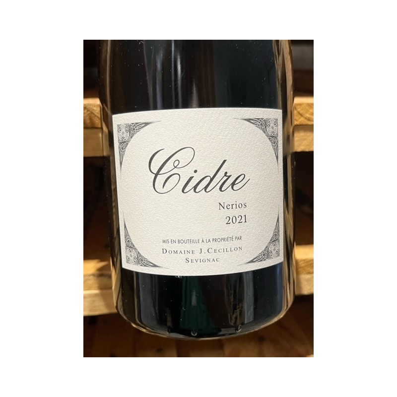 Domaine Johanna Cécillon Cidre Brut Nérios 2021 magnum