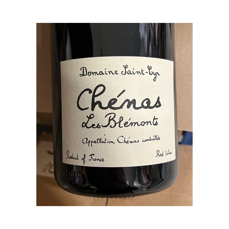 Domaine Saint Cyr Chénas Les Blémonts Vignes Centenaires 2015 Magnum