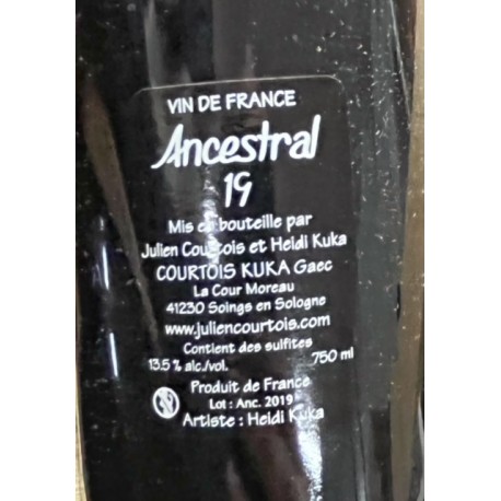Julien Courtois Vin de France rouge L'Ancestral 2019