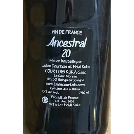 Julien Courtois & Heidi Kuka Vin de France rouge L'Ancestral 2020