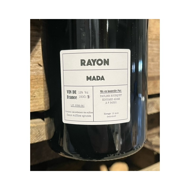 Domaine Mada Vin de France rouge Rayon 2021 magnum