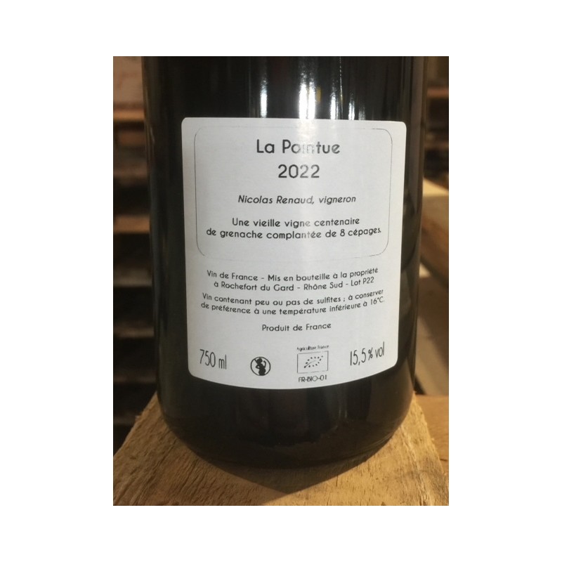 Le Clos des Grillons Vin de France rouge La Pointue 2022