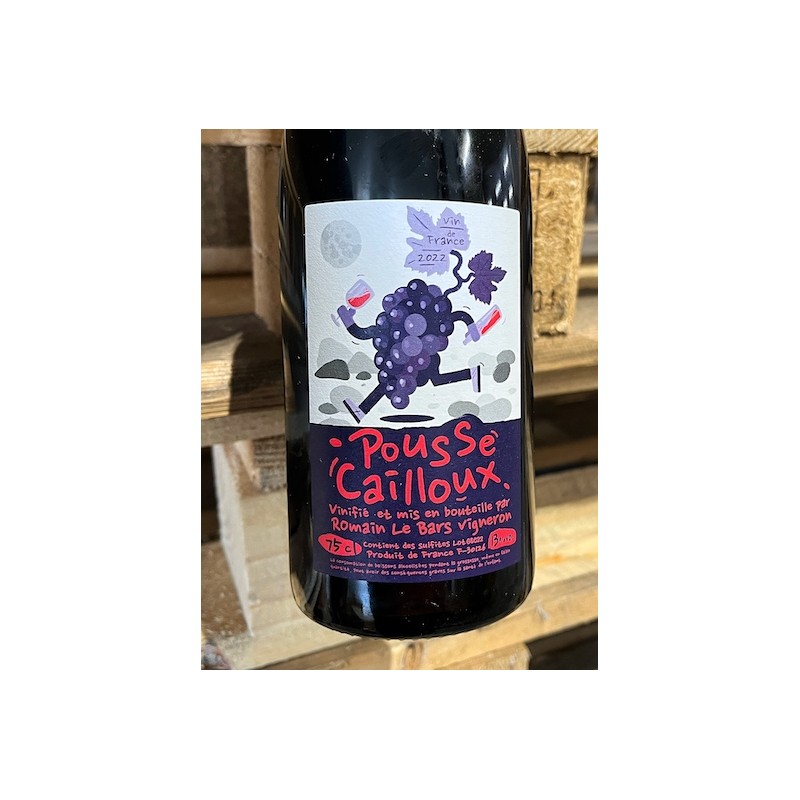 Romain Le Bars Vin de France rouge Pousse-Cailloux 2022 magnum