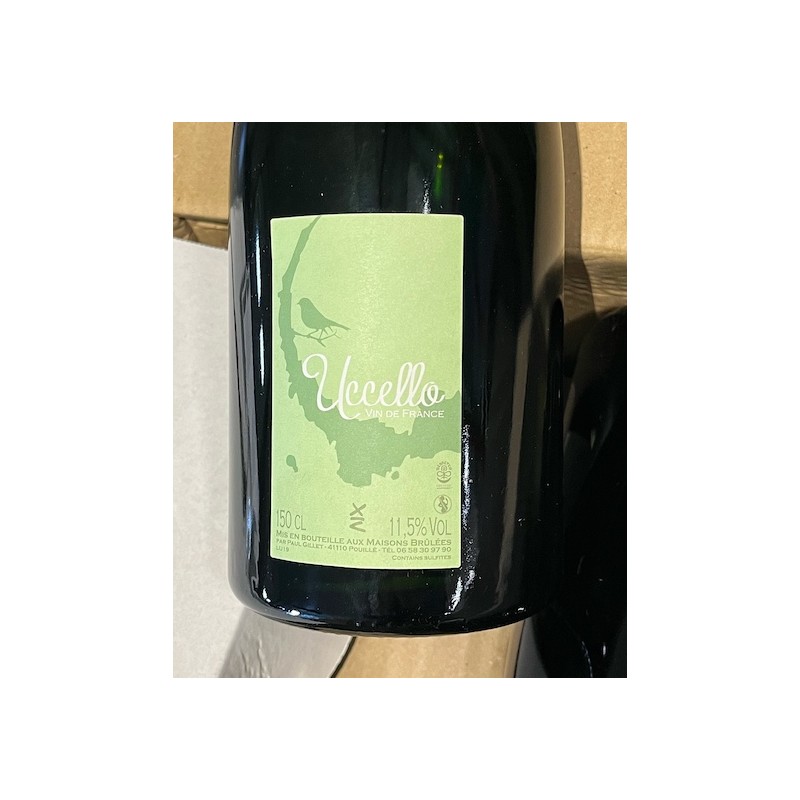 Les Maisons Brulées Vin de France blanc pet nat Uccello 2014 magnum