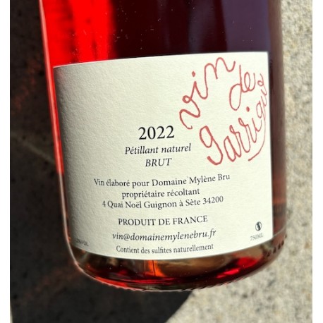 Mylène Bru Vin de France rouge pet nat Pepika 2022