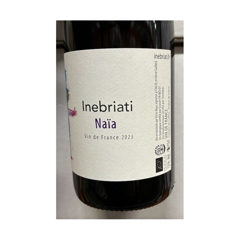 Domaine Inebriati Vin de France rouge Naïa 2023
