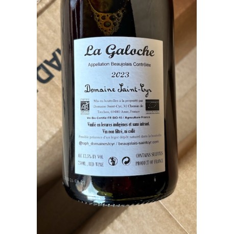 Domaine Saint Cyr Beaujolais La Galoche 2023